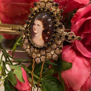 Hairpin "the Empress" Handmade Fairy Tale Hair Jewellery* Sisi Hairpin ...