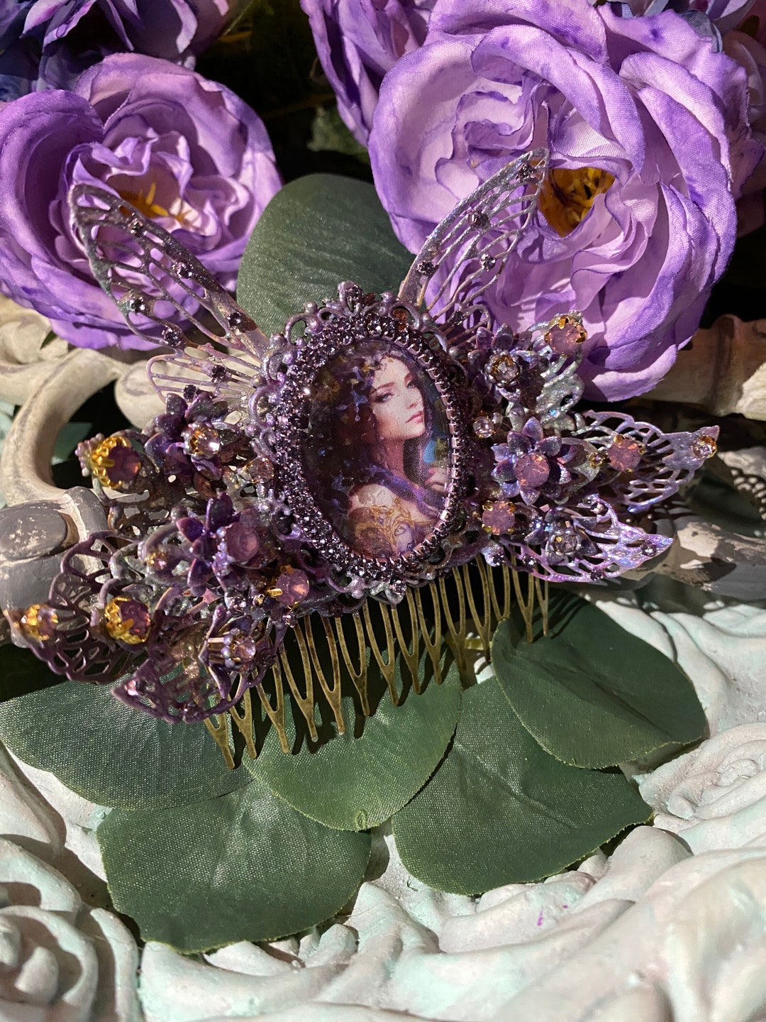 Hair Comb Elanor handmade Fairy Tale Hair Jewelryelvencoreelven ...
