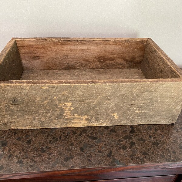 Weathered Crate - Etsy