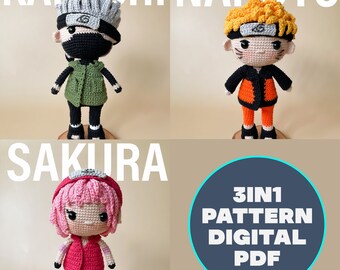 Anime Amigurumi Pattern - Etsy