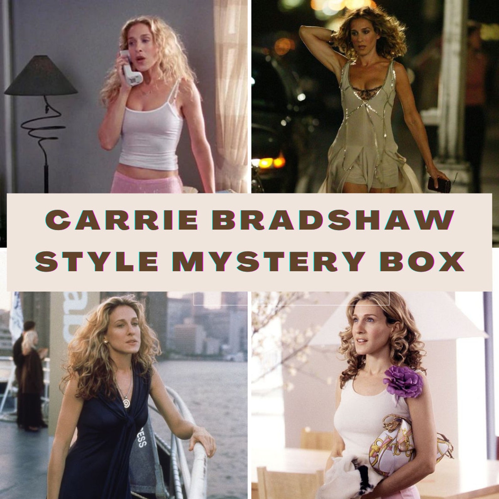 Carrie Bradshaw Mystery Box Sex & the City Styling Thrift - Etsy