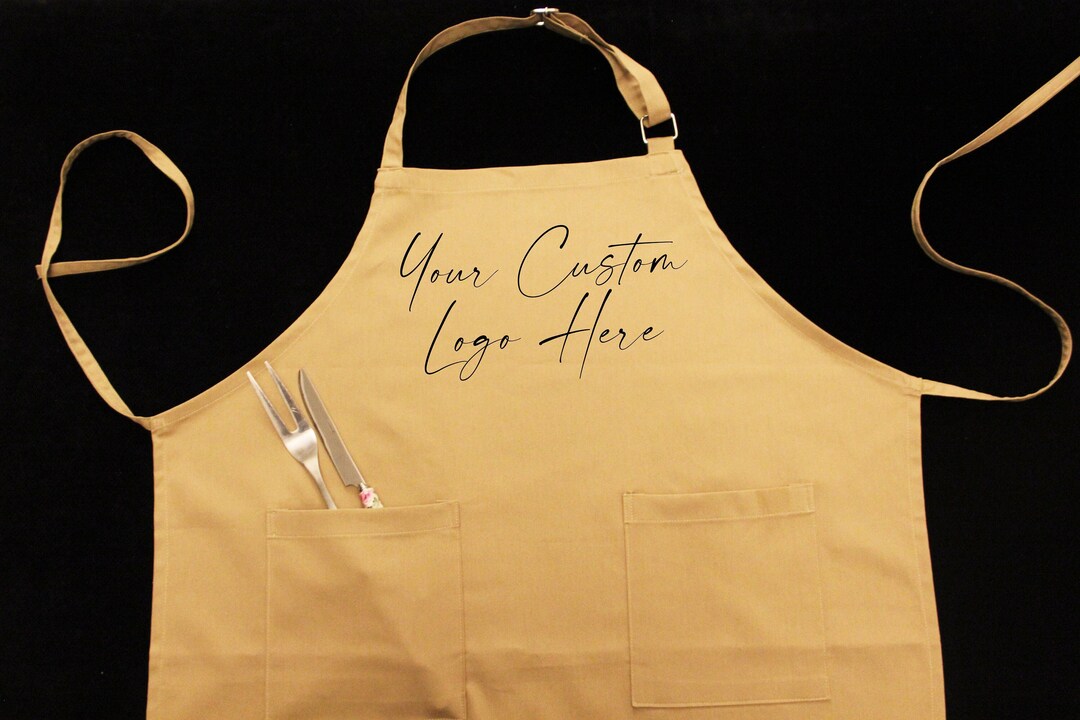 Personalized Apron Custom Apron Logo Apron Custom Logo - Etsy