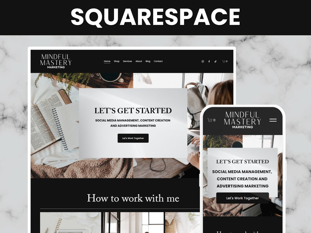 Squarespace Website Template Squarespace Template, Squarespace 7.1 ...