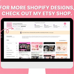 Studio Amber Shopify Theme Template Boutique Shopify Template Feminine Pink Website Design Web ...