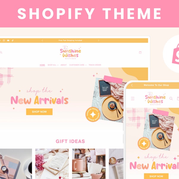 Shopify Website Templates - Etsy