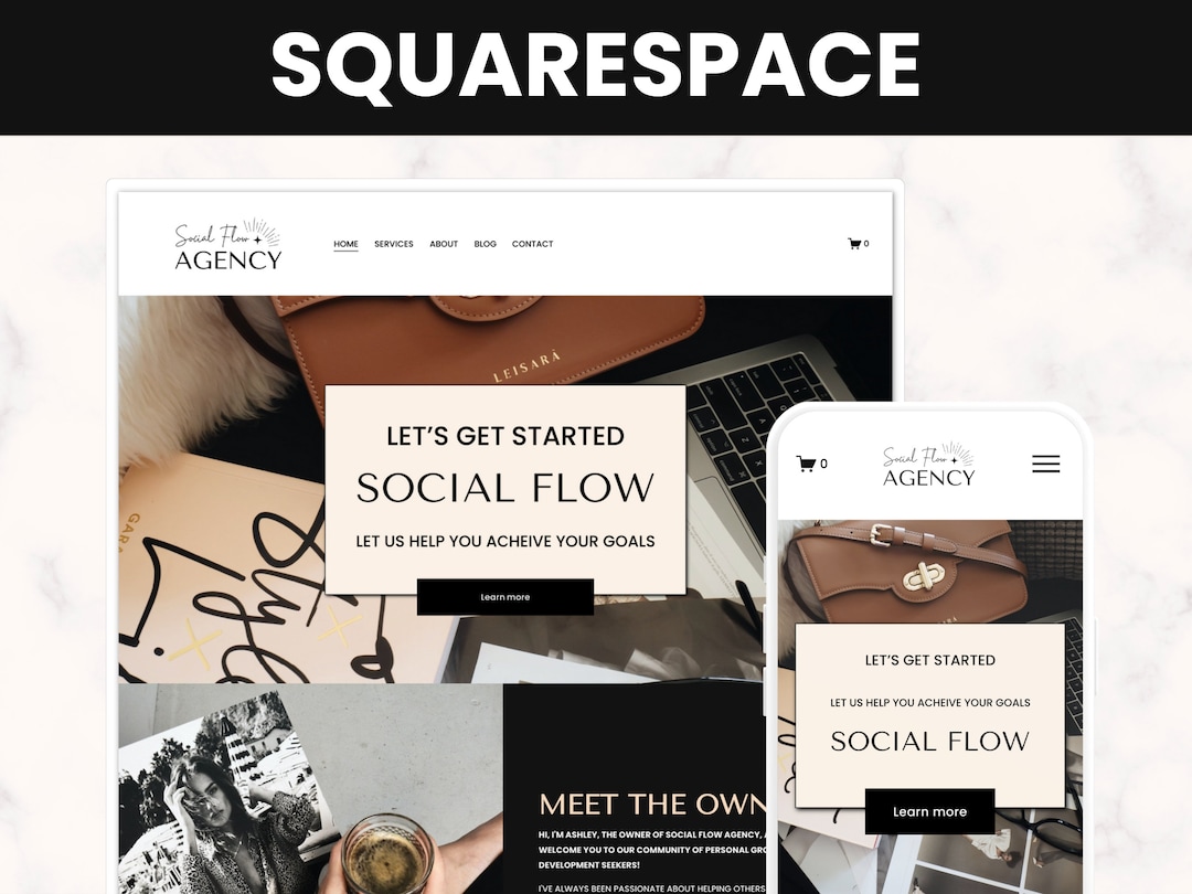 Squarespace Website Template Squarespace Template, Squarespace 7.1 ...