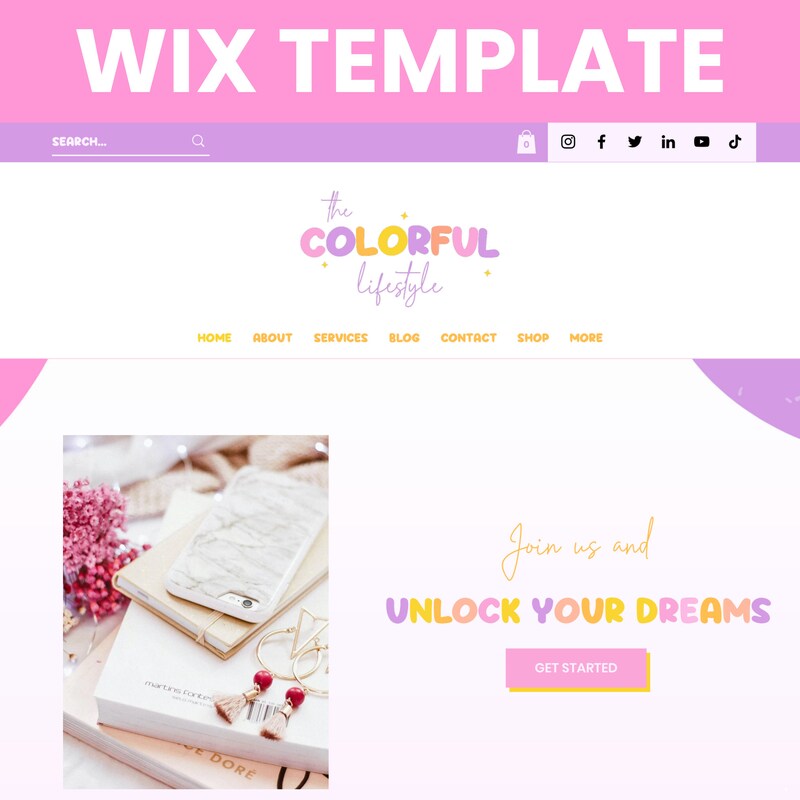 Wix Templates - Etsy