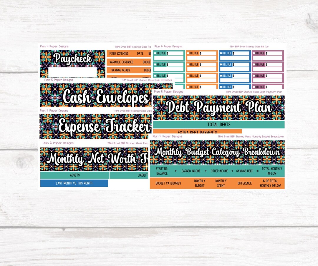 TBM Budget by Paycheck Small stained Glass, the Budget Mom, Monthly ...