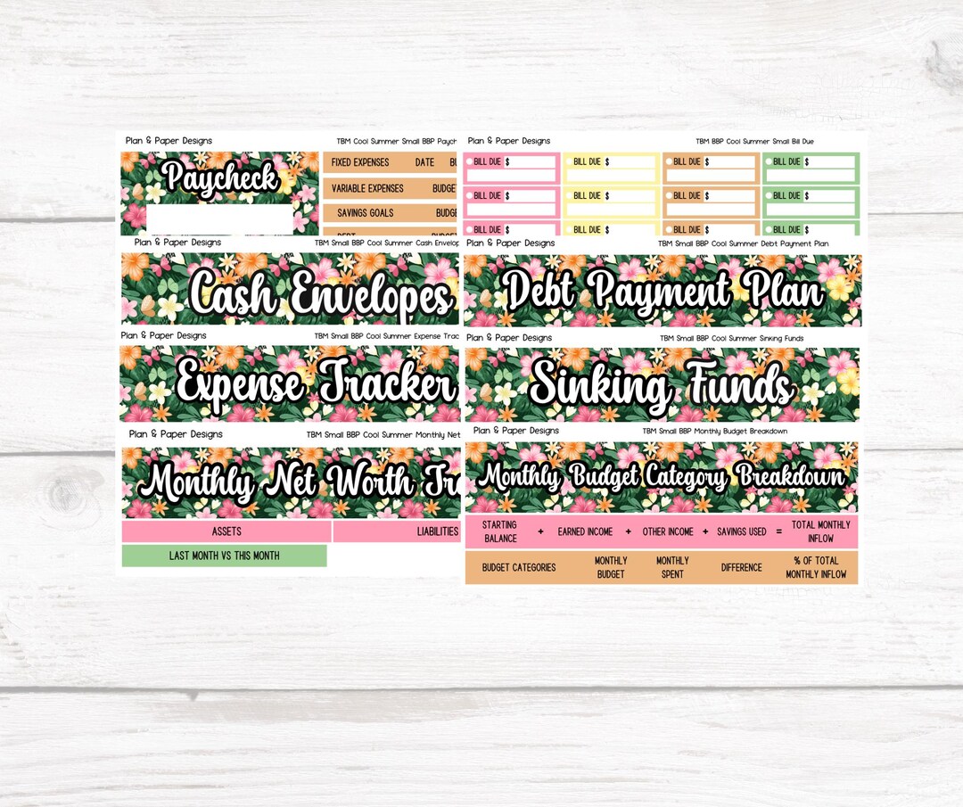 TBM Budget by Paycheck Small "cool Summer" the Budget Mom, Monthly ...