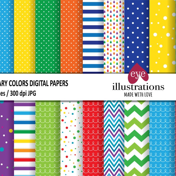 Primary Colors - Etsy