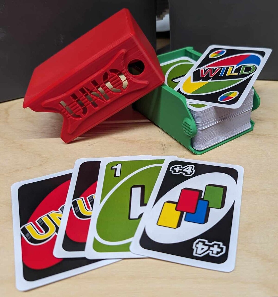UNO Card Game Storage Box and Card Game, Playing Card Case, UNO ...