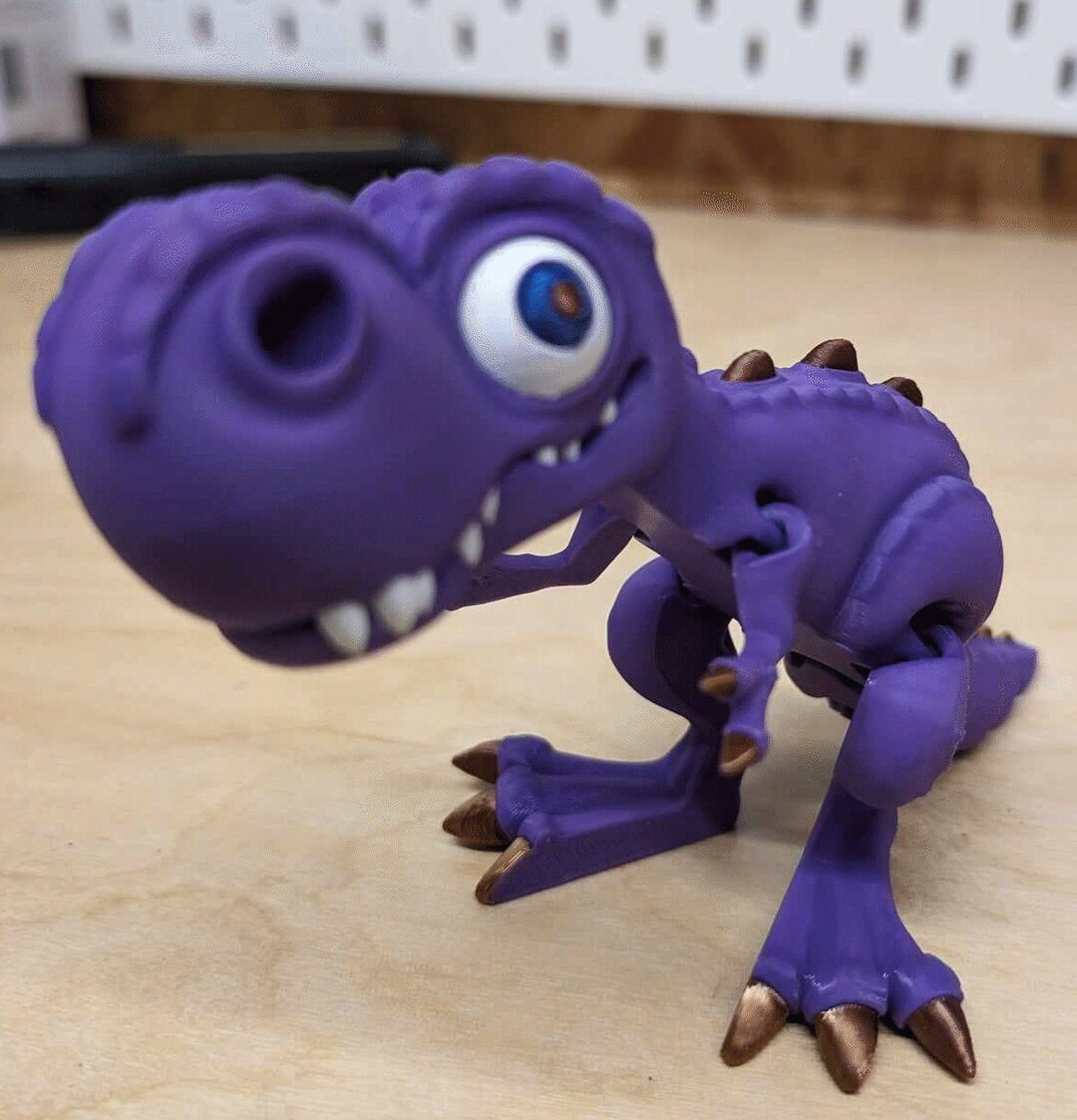T-rex Articulated Sensory Toy Desk Fidget Toy Authorized Flexi Factory ...