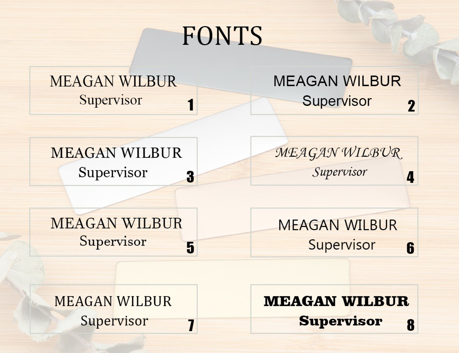 Custom Name Tag With Industry Logopersonalized Name - Etsy