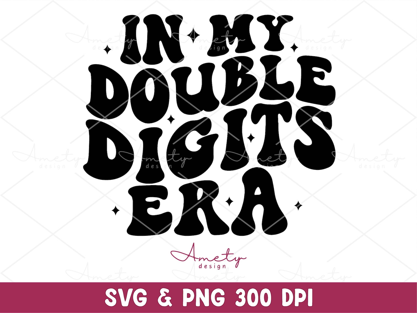 In My Double Digits Era SVG PNG, Double Digits SVG, Birthday Shirt Kids ...