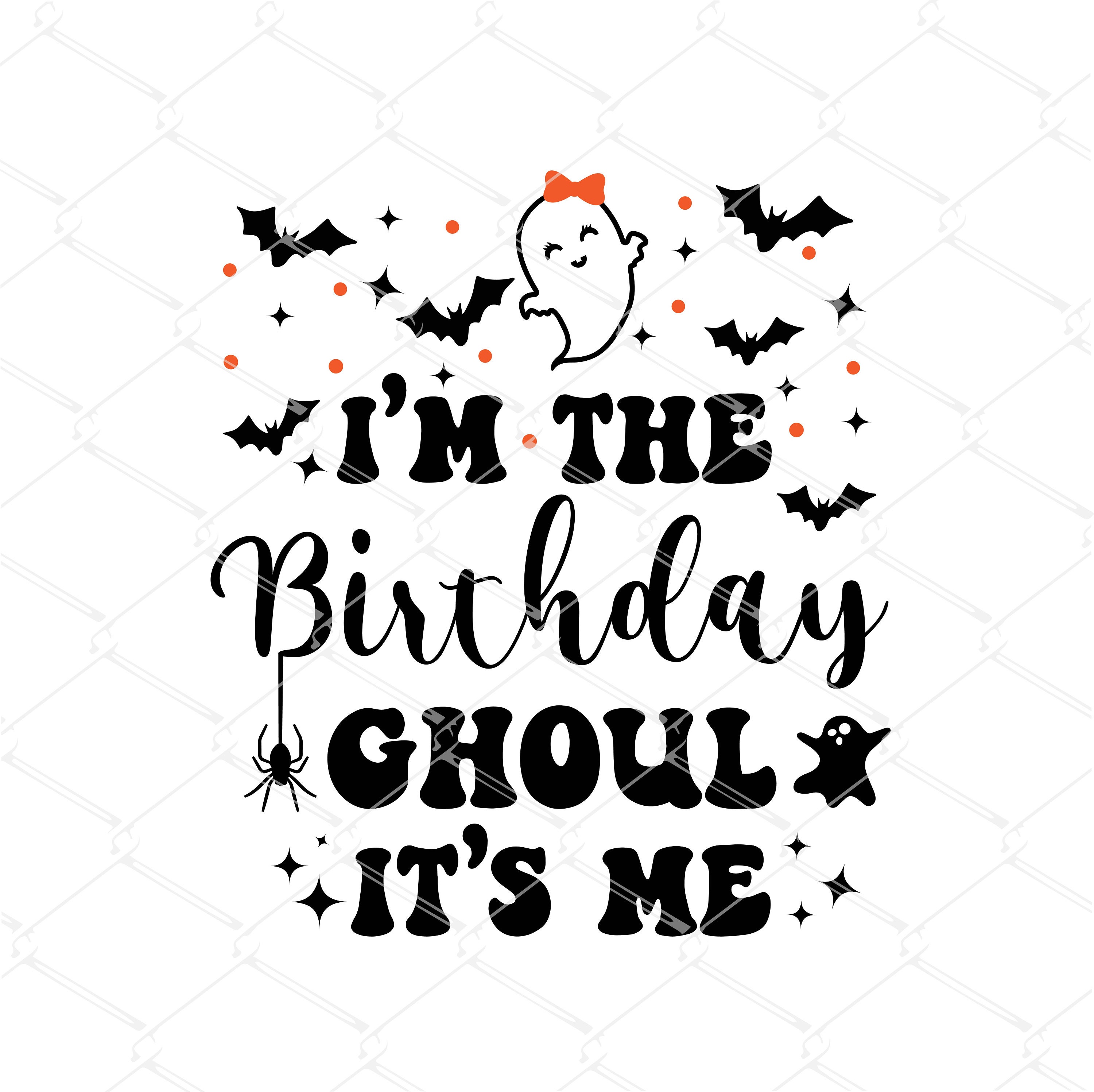 I'm the Birthday Ghoul SVG, Halloween Birthday Party Cut File - Etsy