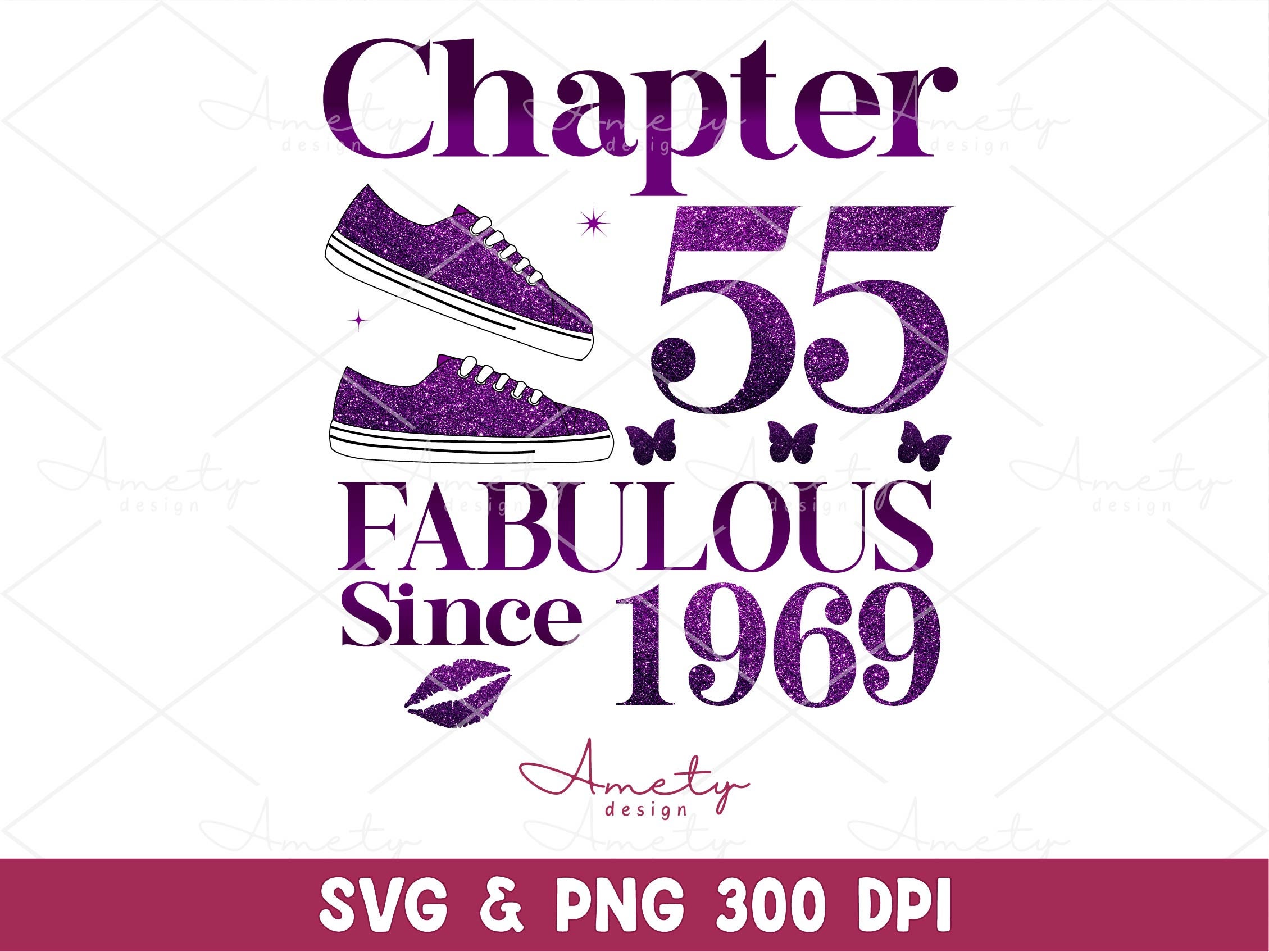 Chapter 55 Fabulous Since 1969 SVG PNG, 50th Birthday Png, Chapter 55 ...