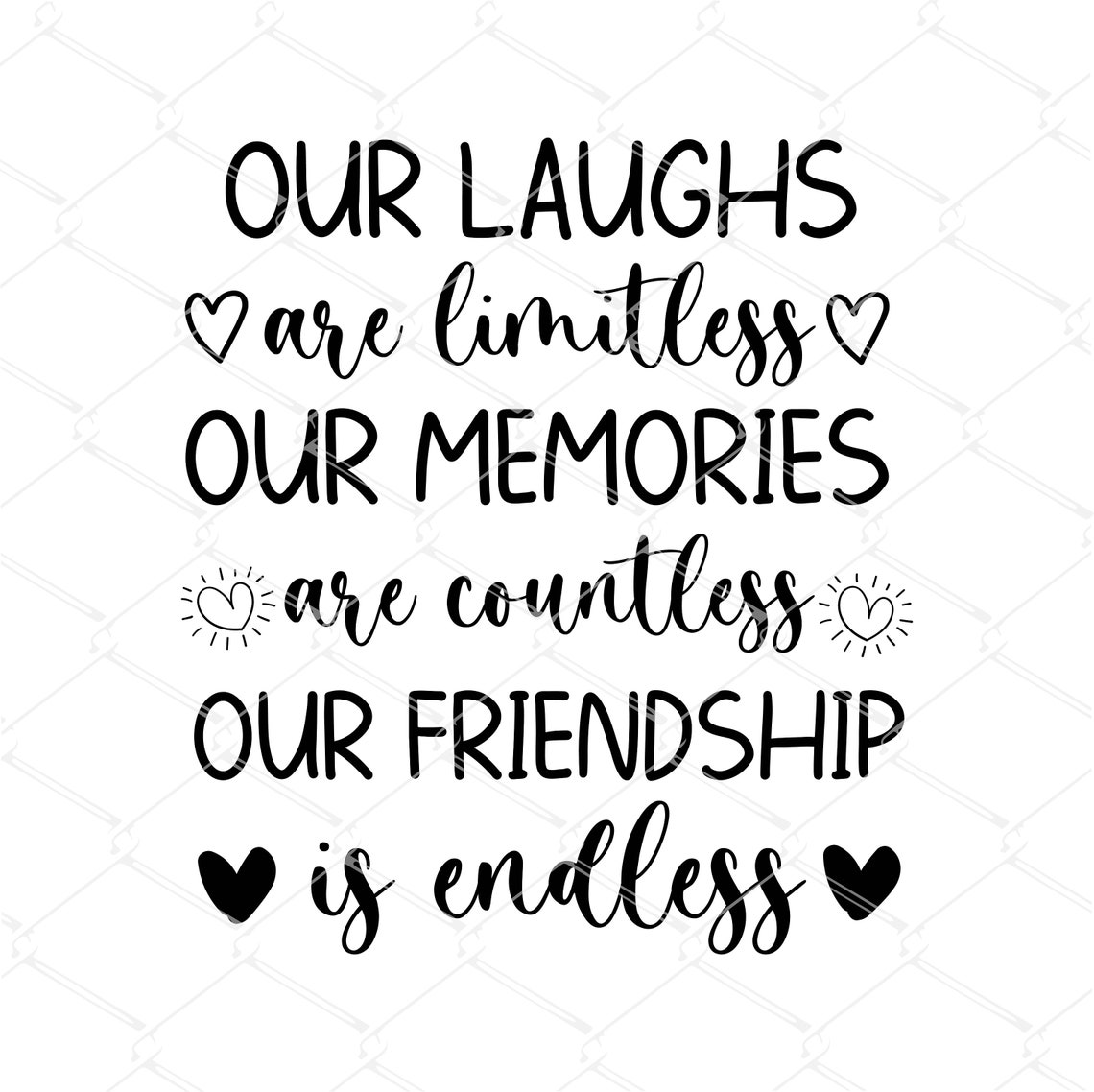 Our Laughs Are Limitless SVG, Best Friend Svg, Vector Image SVG, Quote ...
