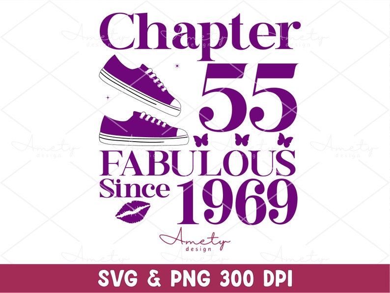 Chapter 55 Fabulous Since 1969 SVG PNG, 50th Birthday Png, Chapter 55 ...