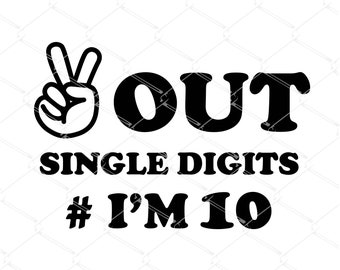 Deuces Peace Out Svg - Etsy UK