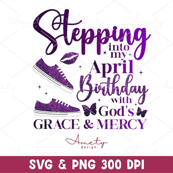 April Birthday - Etsy