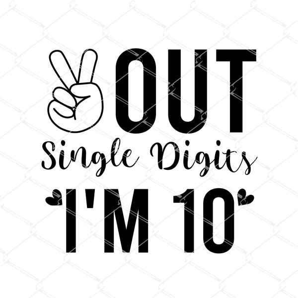 Peace Out Single Digits Invitation - Etsy