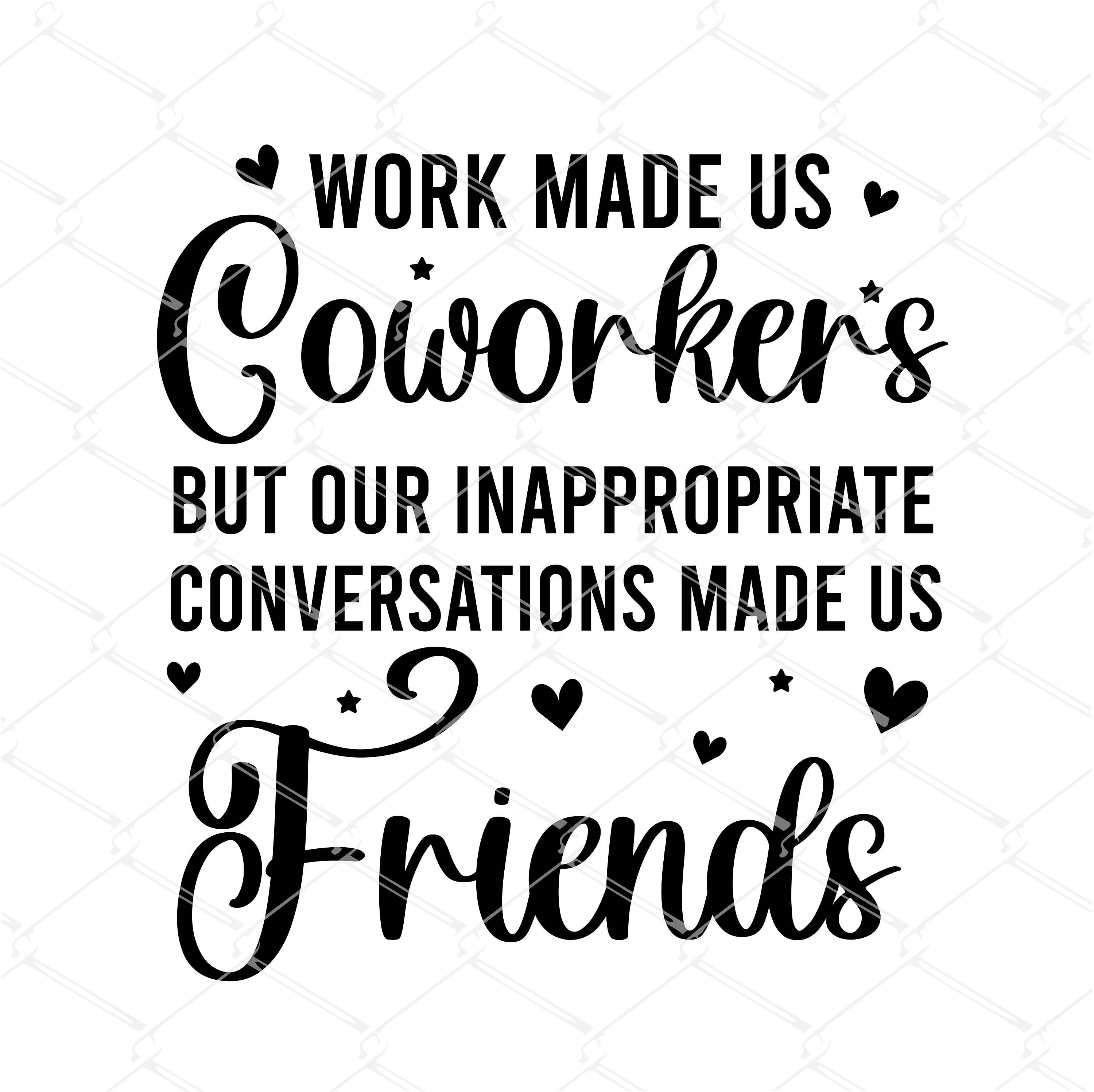 A Job Made Us Coworkers SVG Best Friend Gift Svg Funny - Etsy