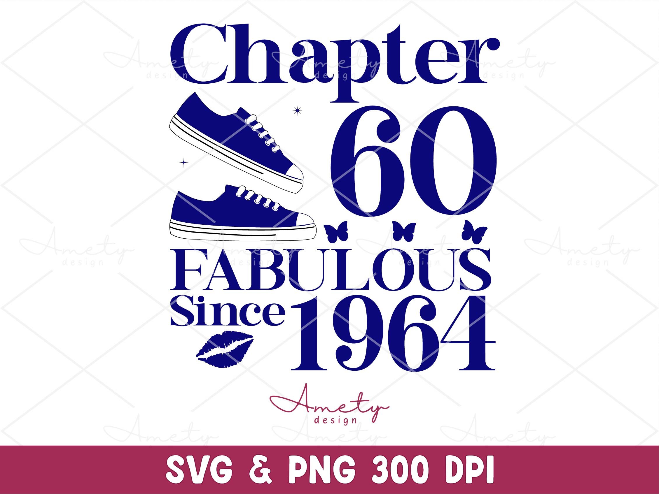 Chapter 60 Fabulous Since 1964 SVG, 60th Birthday Svg, Chapter 60 Svg ...