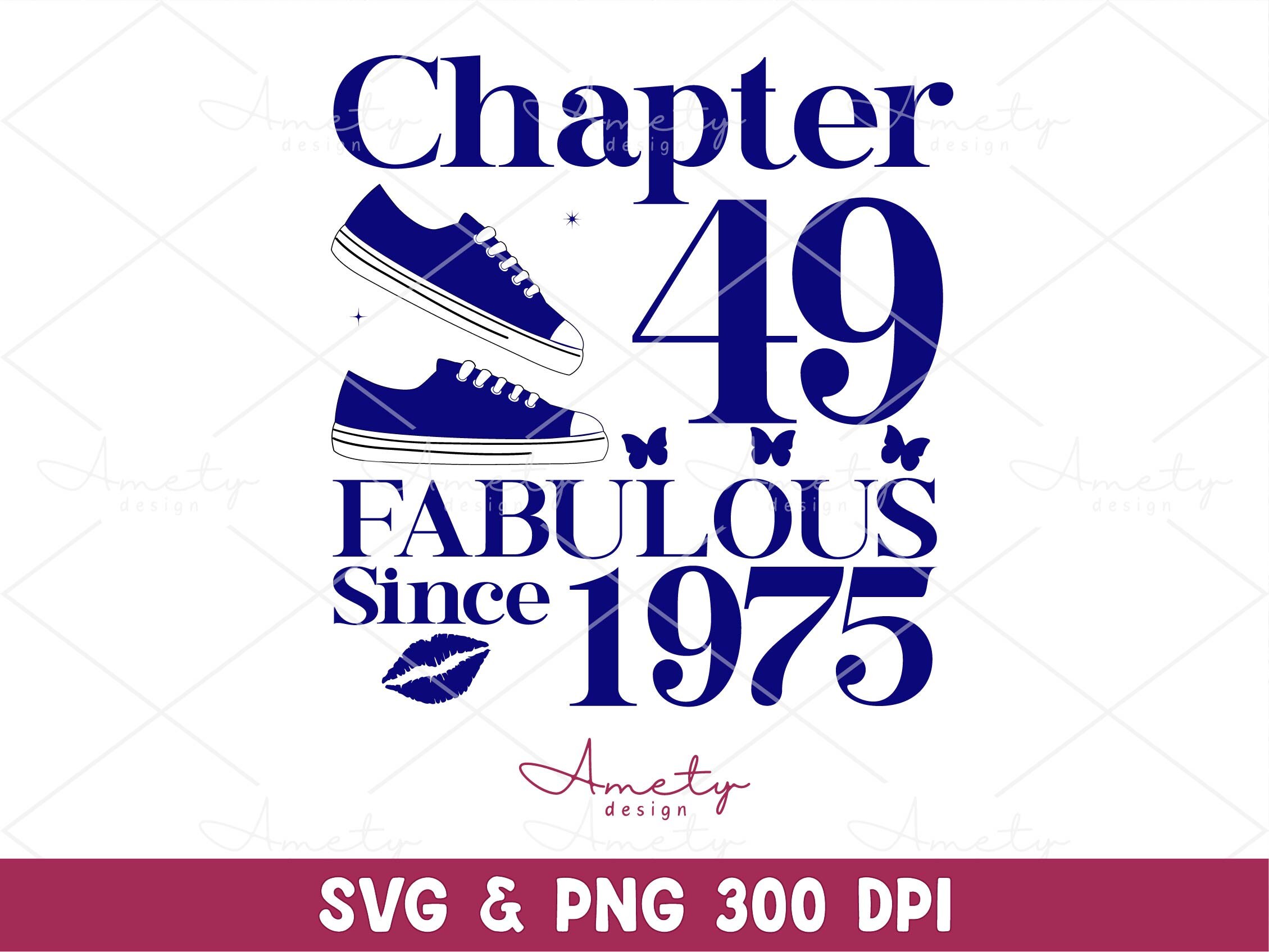 Chapter 49 Fabulous Since 1975 SVG, 49th Birthday Svg, Chapter 49 Svg ...