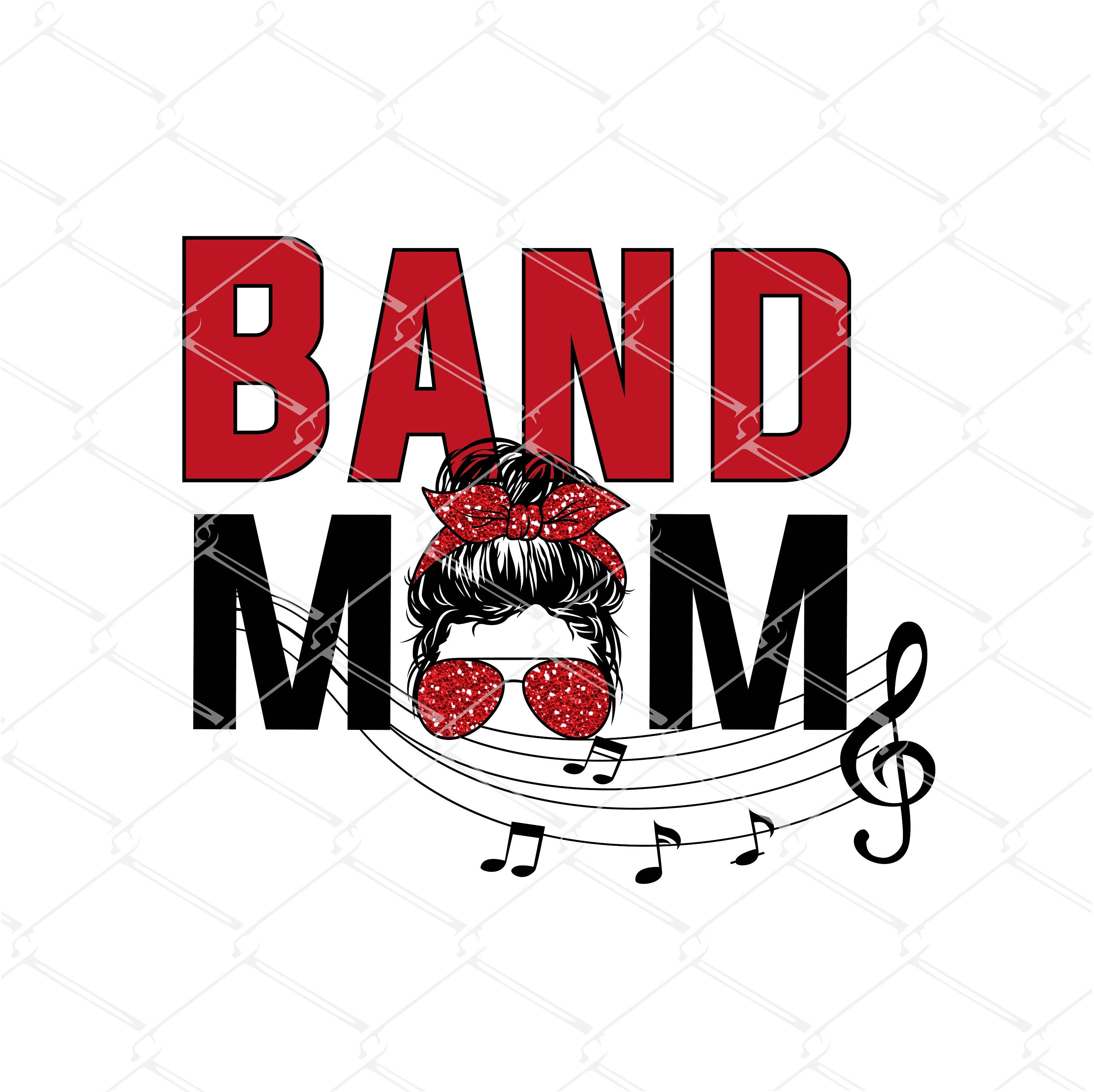Band Mom Glitter PNG, Sublimation Design (digital Download) - Etsy