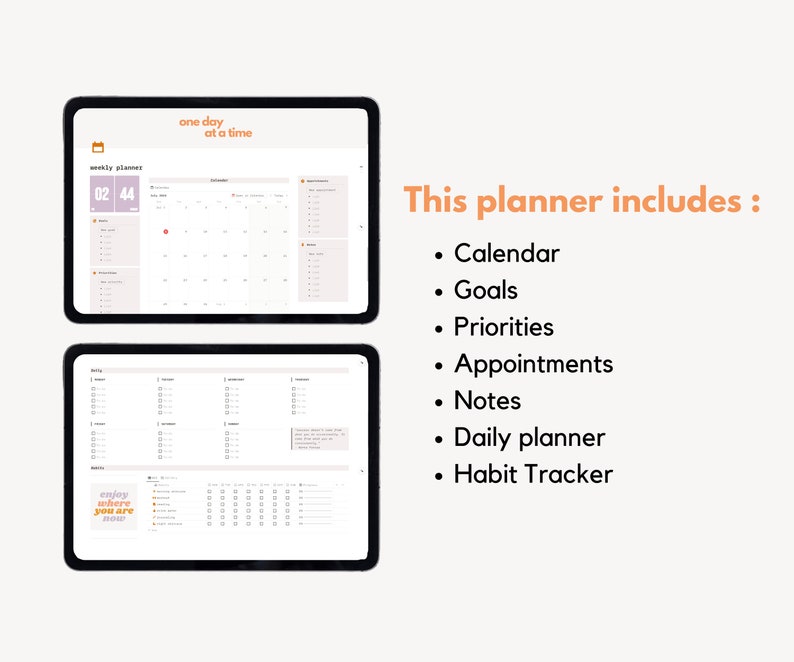 Notion Weekly Planner Template Notion Template Notion Planner Notion ...