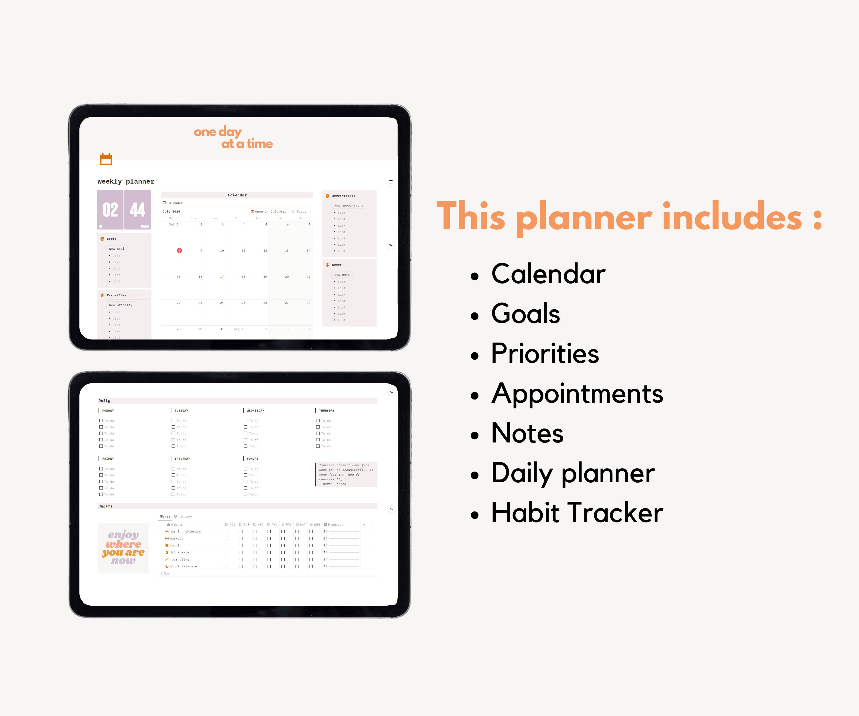 Notion Weekly Planner Template Notion Template Notion Planner Notion ...
