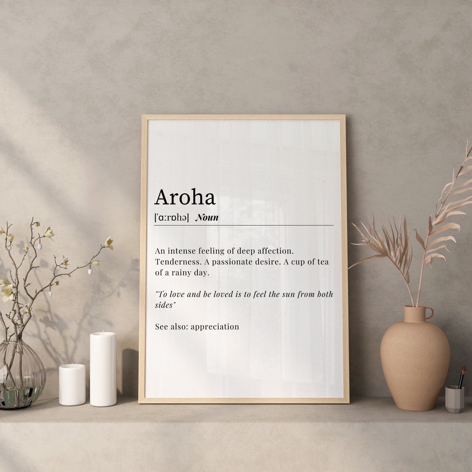Aroha Maori New Zealand Wall Art. Aroha INSTANT DIGITAL DOWNLOAD. Aroha ...