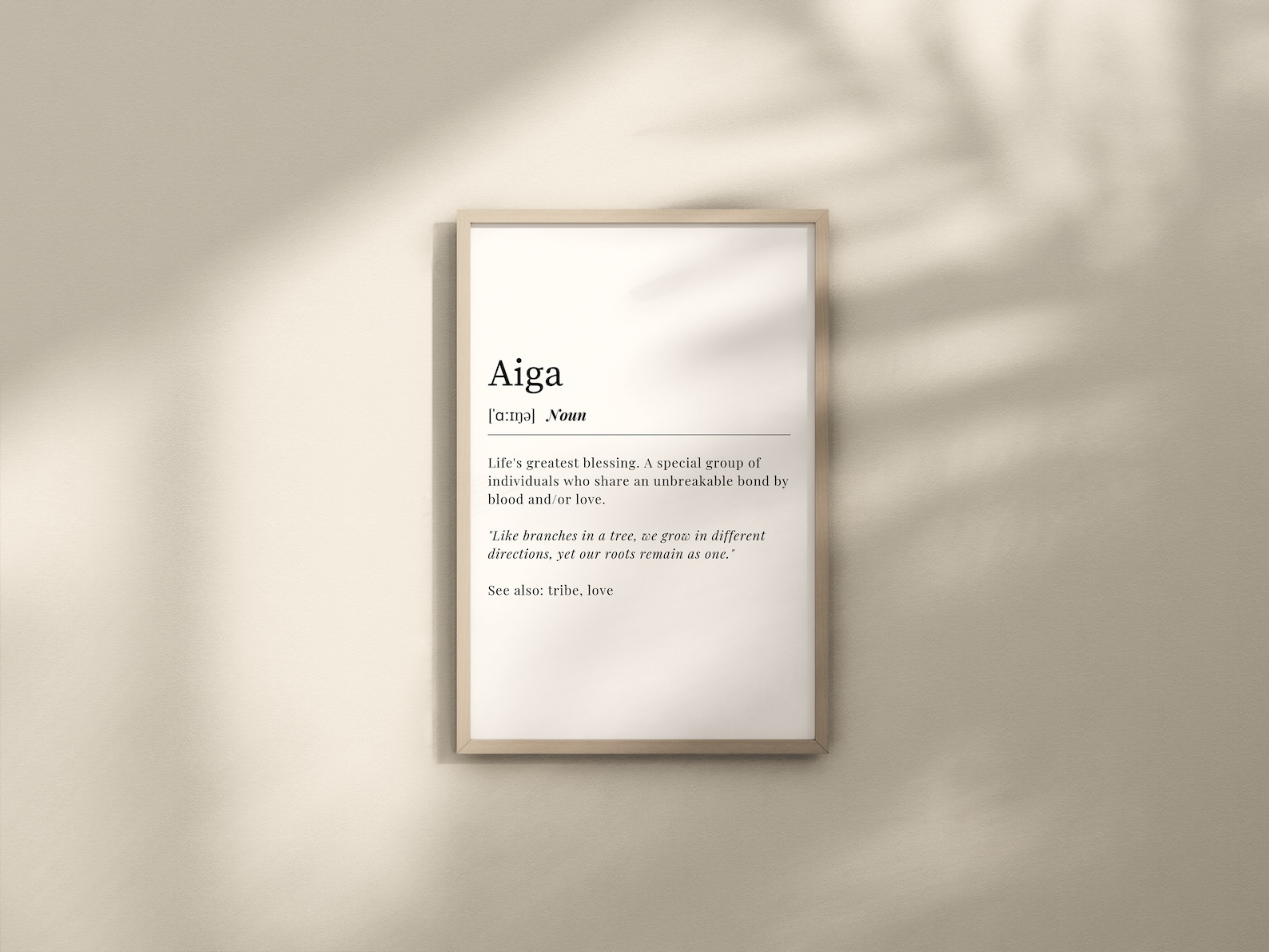 Samoan Aiga Definition Digital Print. Samoan Family Wall Art. INSTANT ...
