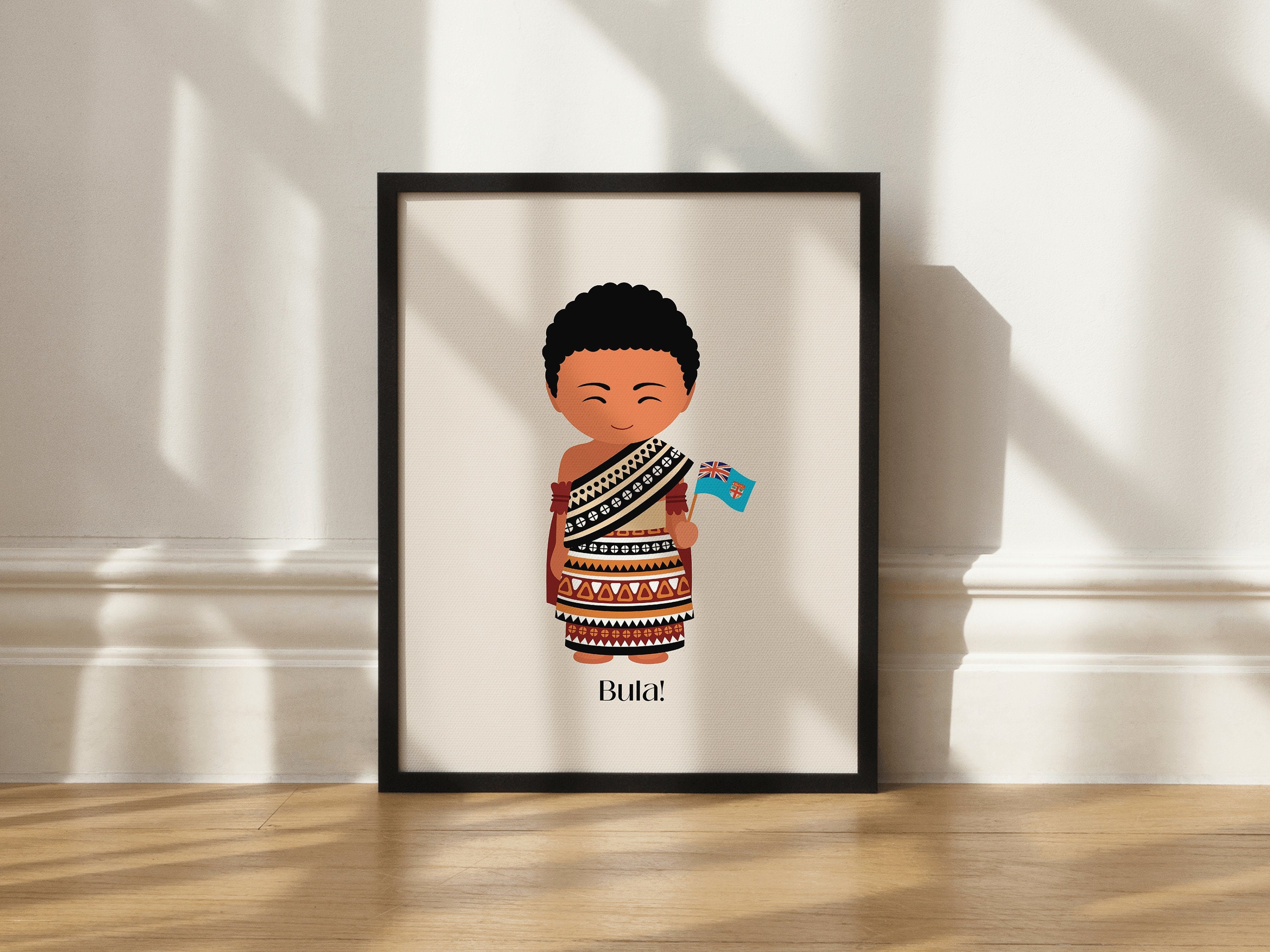 Fijian Boy Digital Art Print. Fijian Boy Instant Digital Download ...