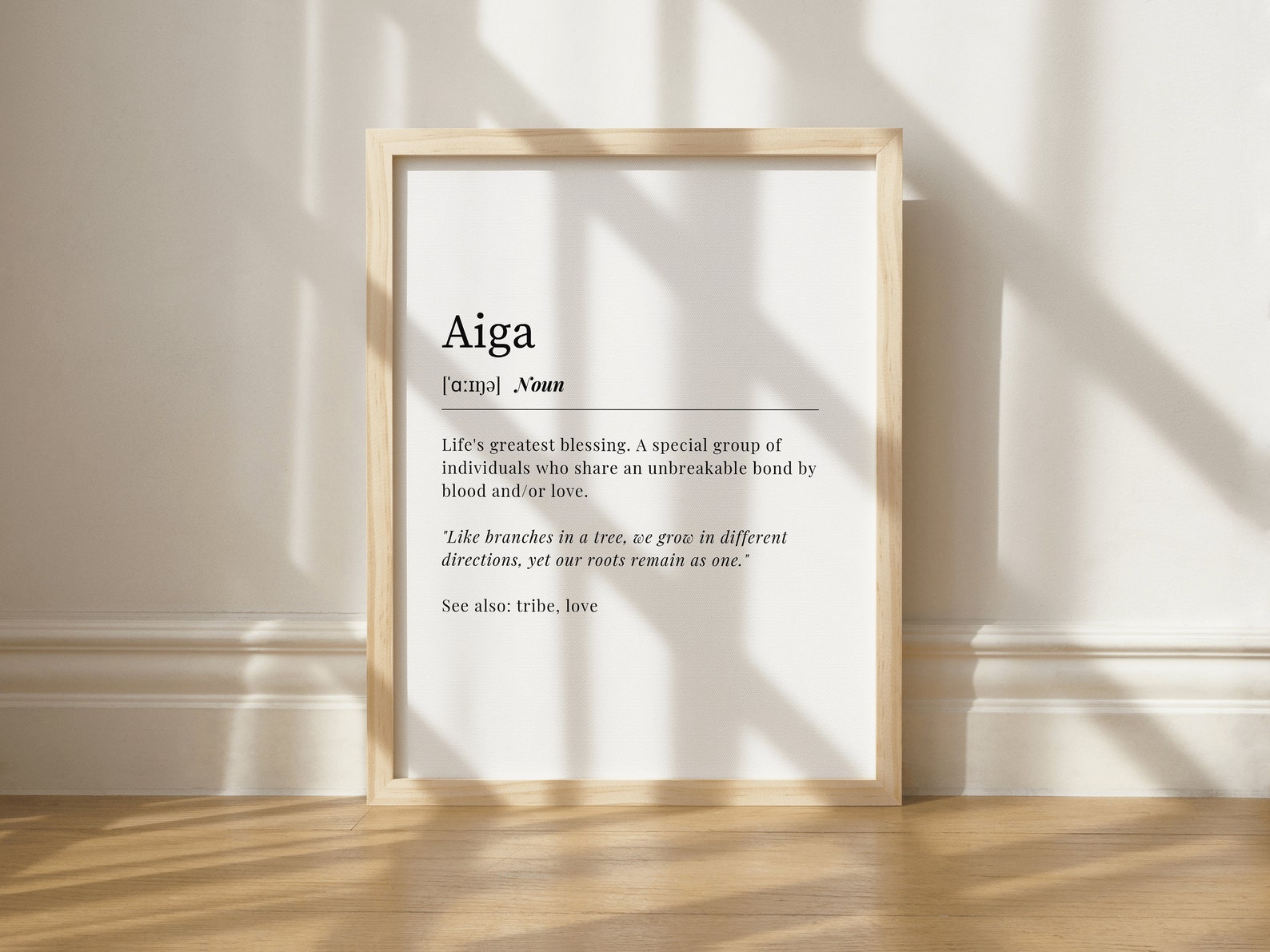 Samoan Aiga Definition Digital Print. Samoan Family Wall Art. INSTANT ...