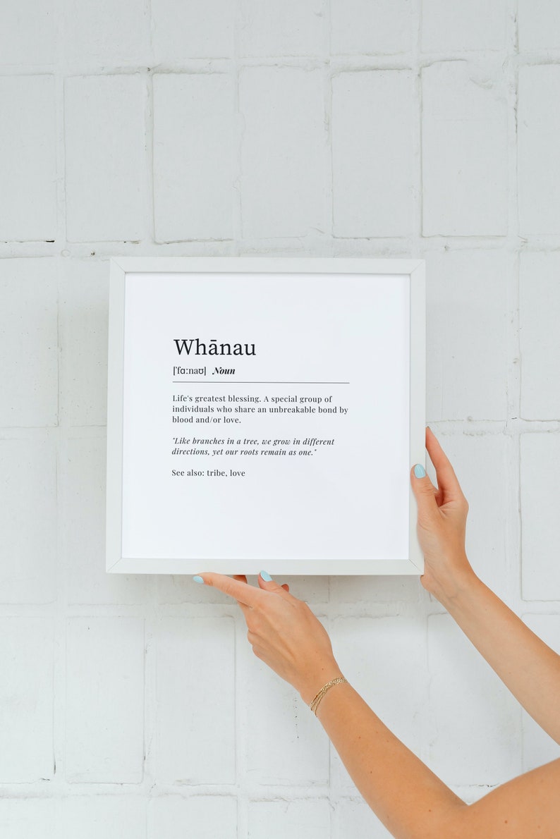 Whanau New Zealand Maori Wall Art. INSTANT DIGITAL DOWNLOAD. - Etsy ...