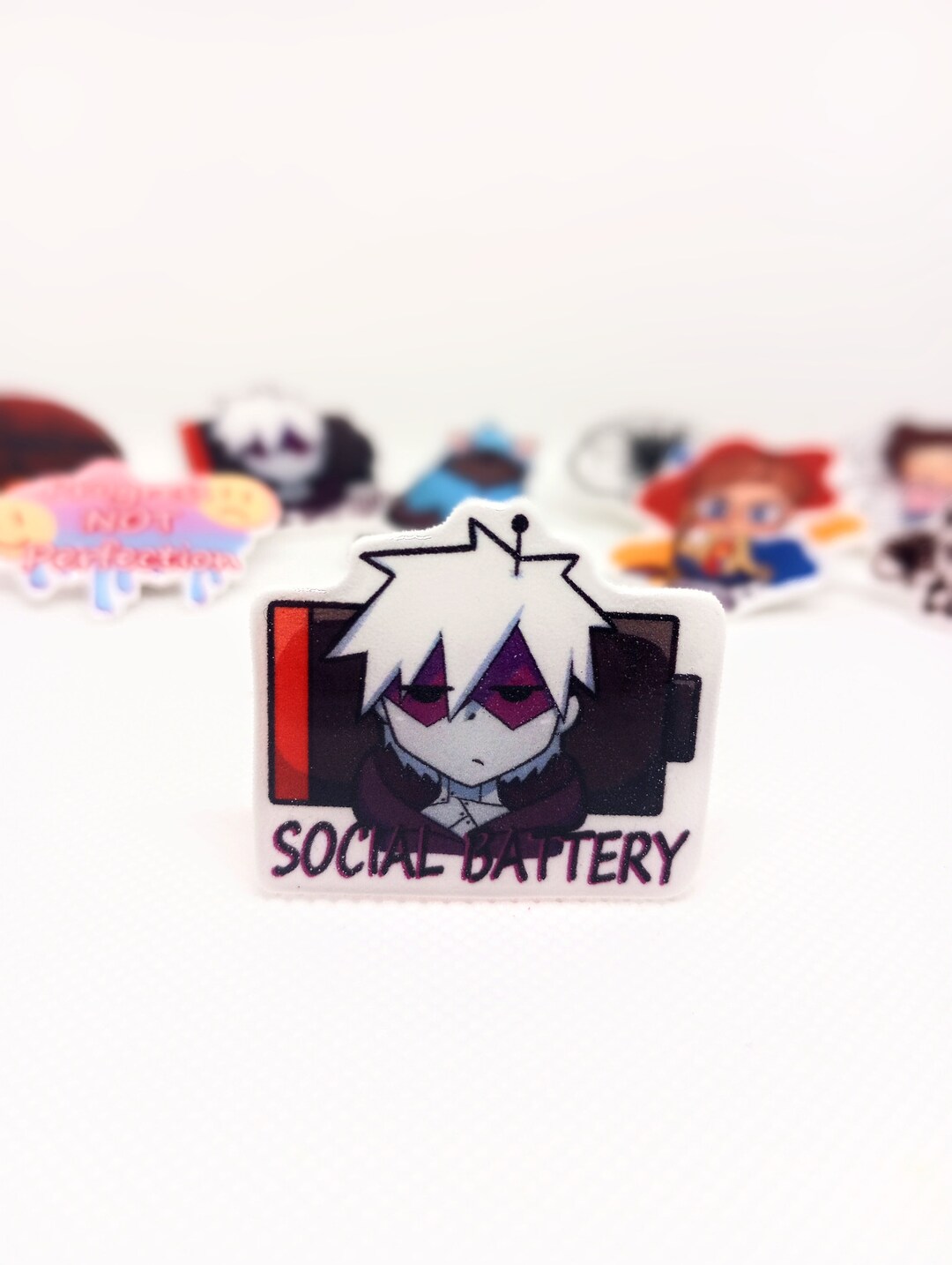 Introvert Social Battery Pin - Etsy