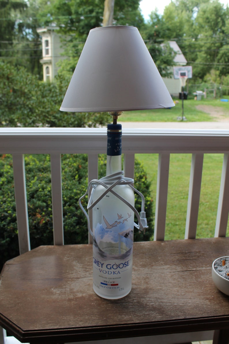Grey Goose Liquor Bottle Lamp - Etsy
