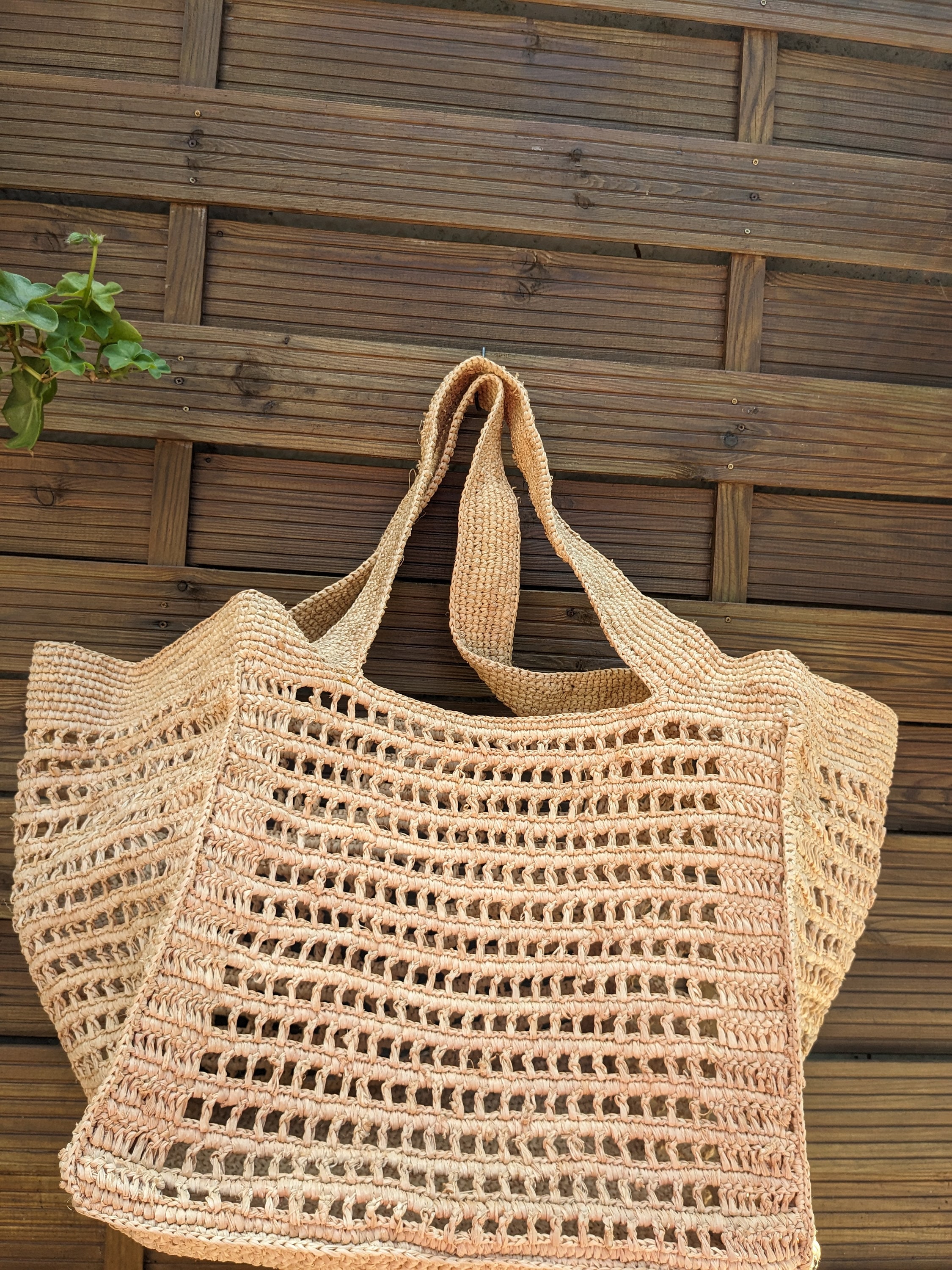 Large RAFFIA BAG - Etsy