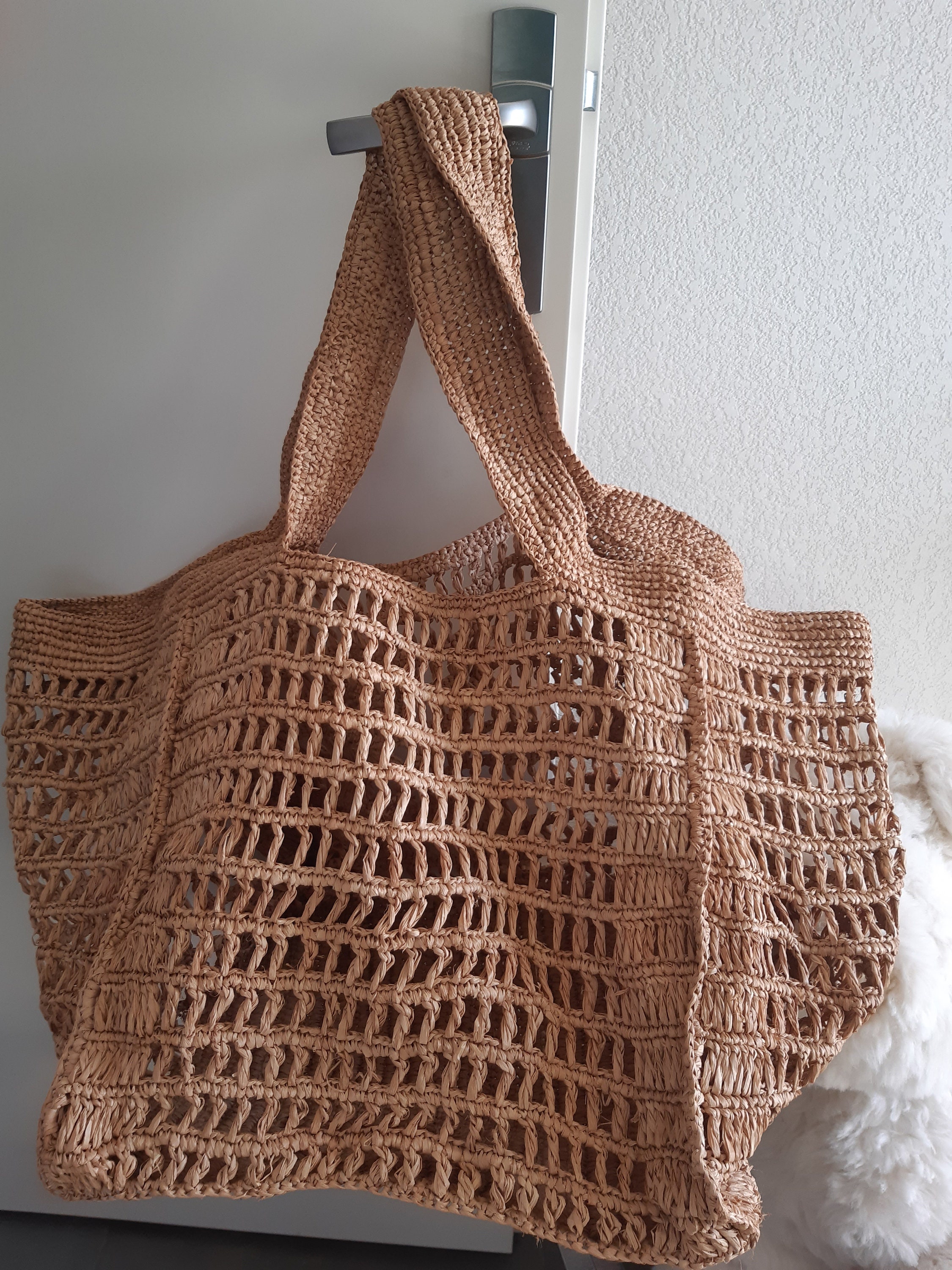 Large RAFFIA BAG - Etsy