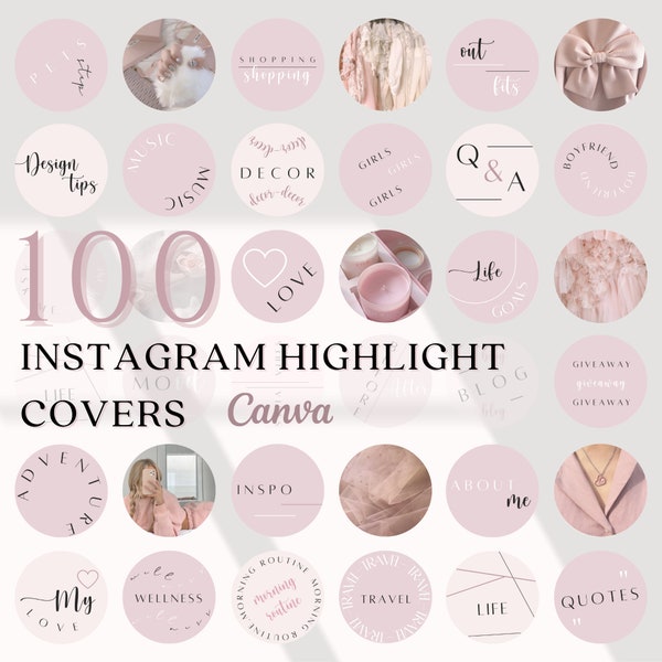 Highlight Covers - Etsy