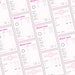 Business Invoice Template Pink DIY Printable Canva Invoice - Etsy