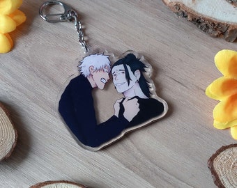 Gojo and Geto Keychain Jujutsu Kaisen Gojocat, Getocat PRE ORDER - Etsy
