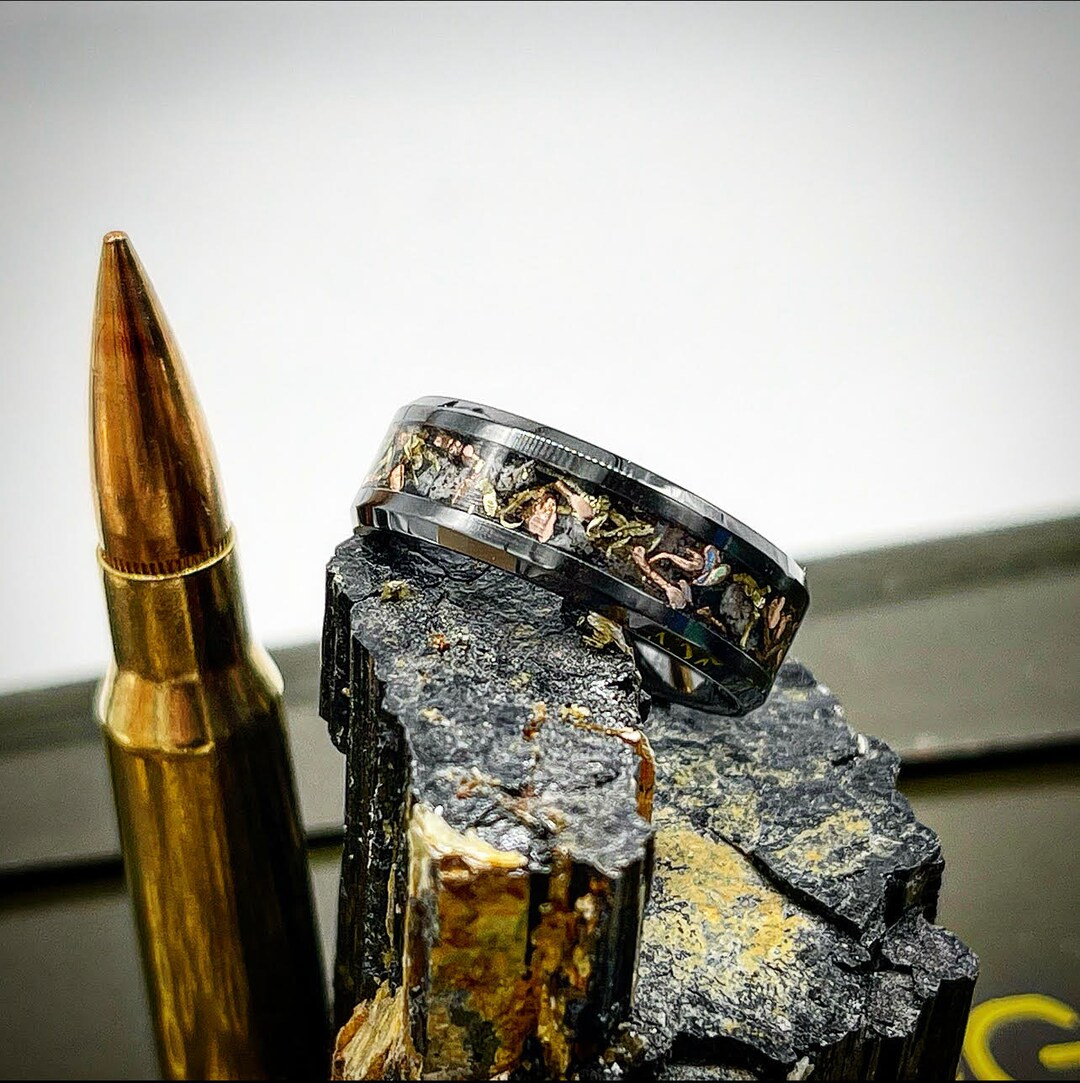 The Hunter Ring, Unique Mens Engagement Ring, Hunting Gift, Deer Antler ...