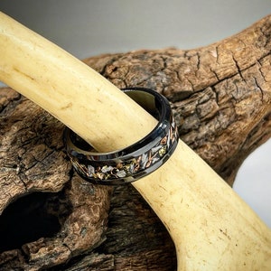 The Hunter Ring, Unique Mens Engagement Ring, Hunting Gift, Deer Antler ...