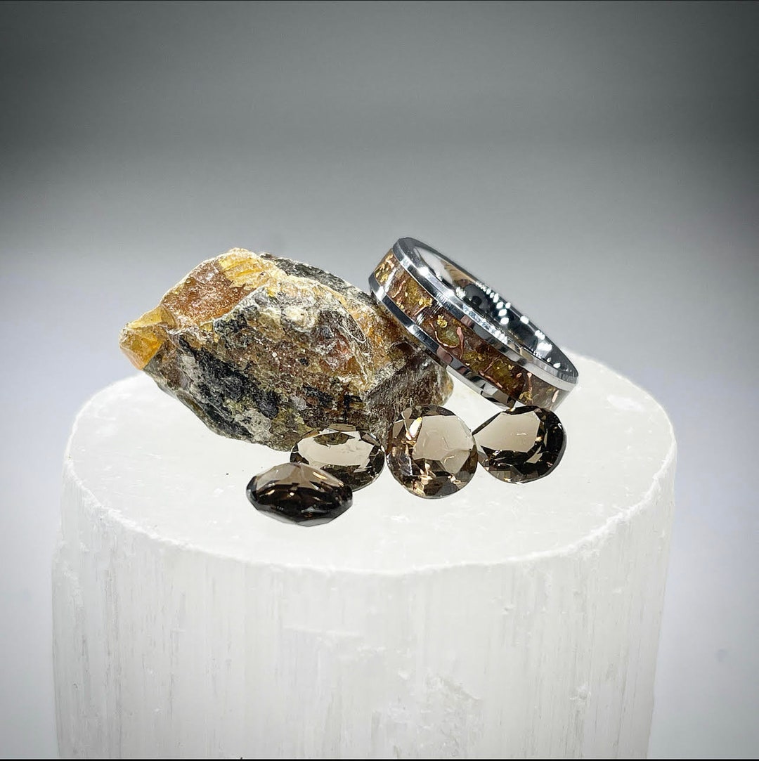 Topaz and Amber Ring Topaz Ring Topaz Jewelry Amber - Etsy