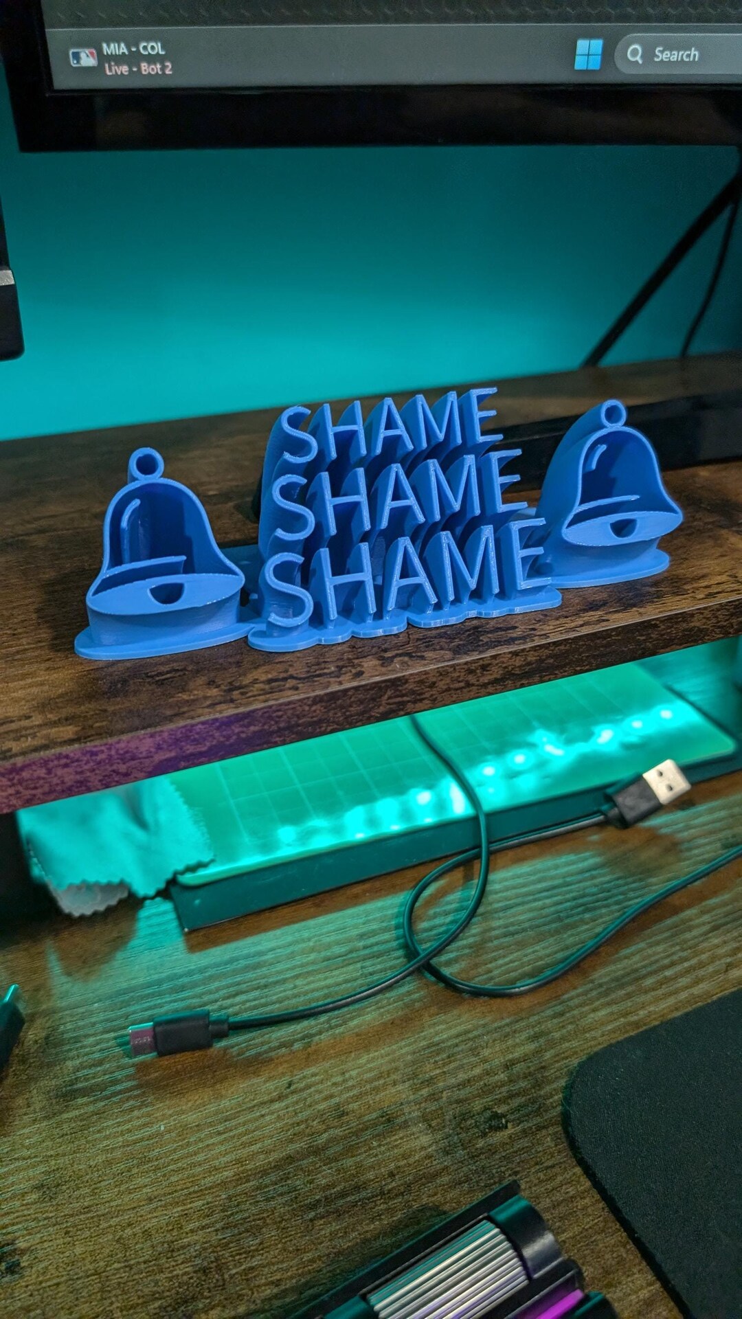 Shame Bell Desk Toy: Game of Thrones Inspired 3D Printed Award - Etsy