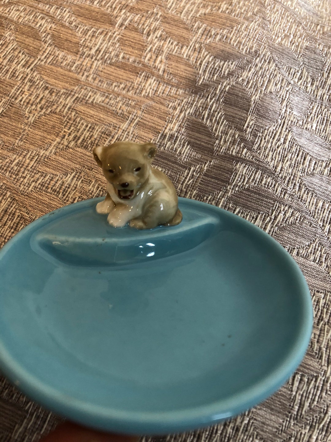 Vintage whimtrays Wade Lion Cub Pin Tray - Etsy