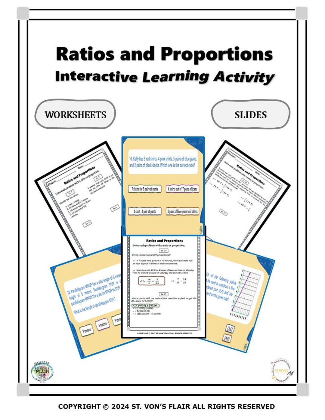 6th Grade Ratios| 7th Grade Proportions| 8th Grade Pre-algebra ...