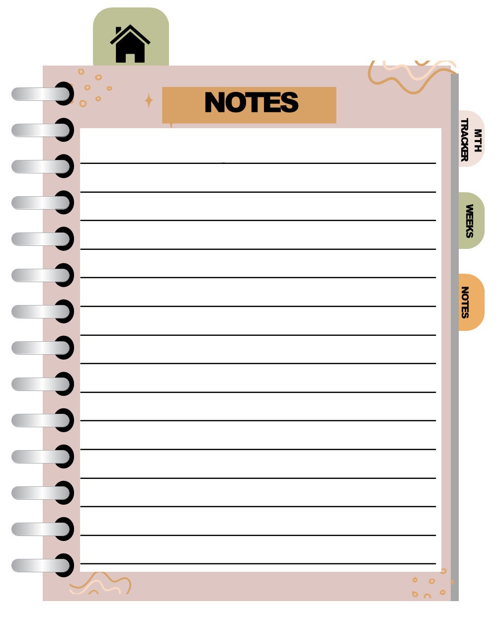 Green Habit Tracker Digital Download Weekly Planner self ...